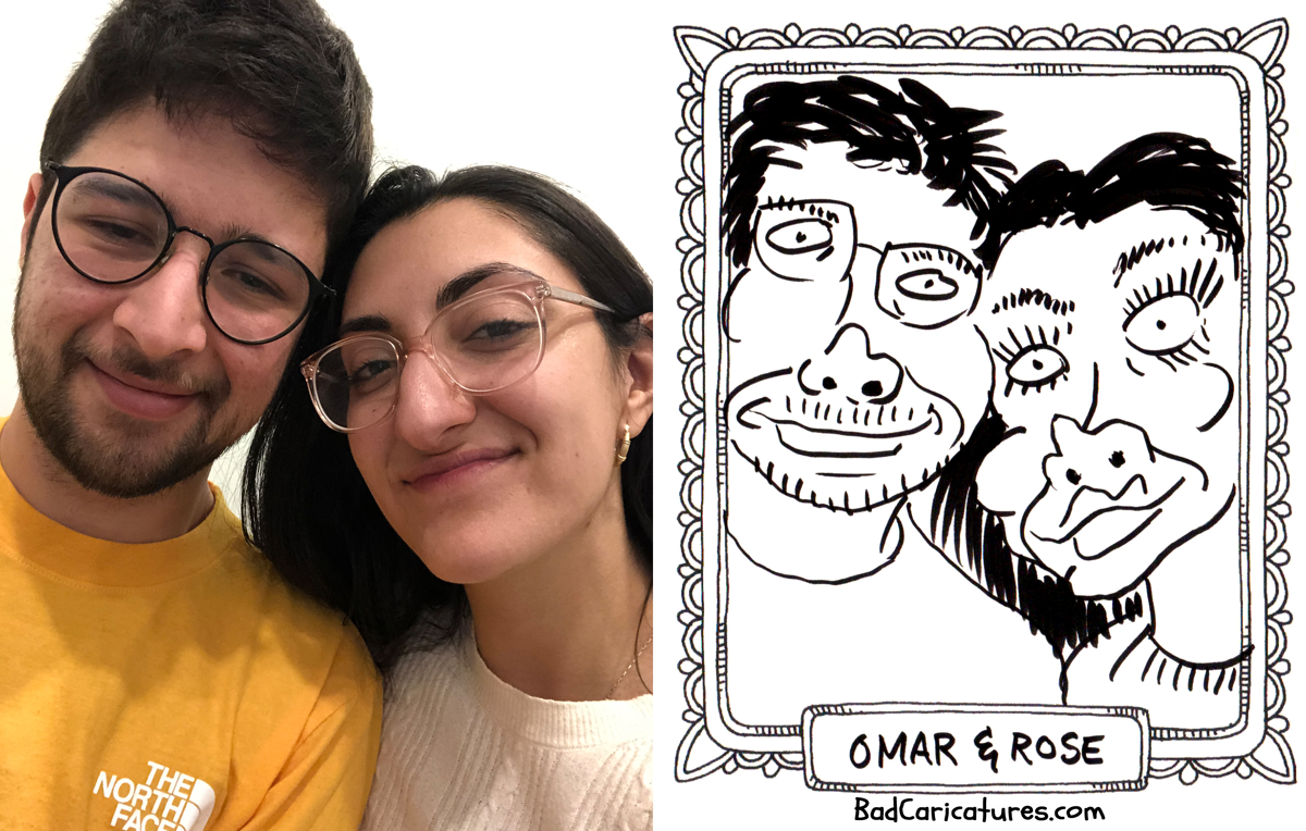 Omar and Rose • Bad Caricatures
